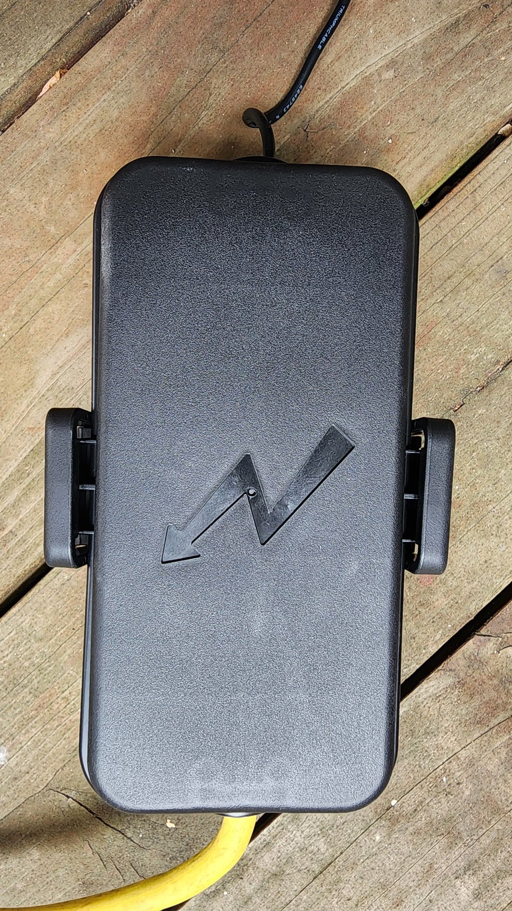 How do I weatherproof the Clarity Node-S AC power adapter when used outdoors instead of the ...