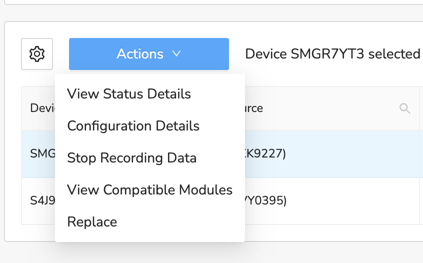 Node Management on Dashboard